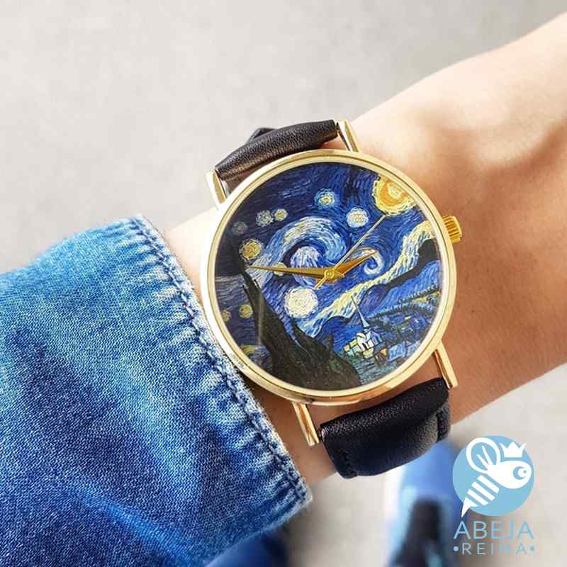 Reloj Van Gogh – La noche estrellada – Abeja Reina Perú